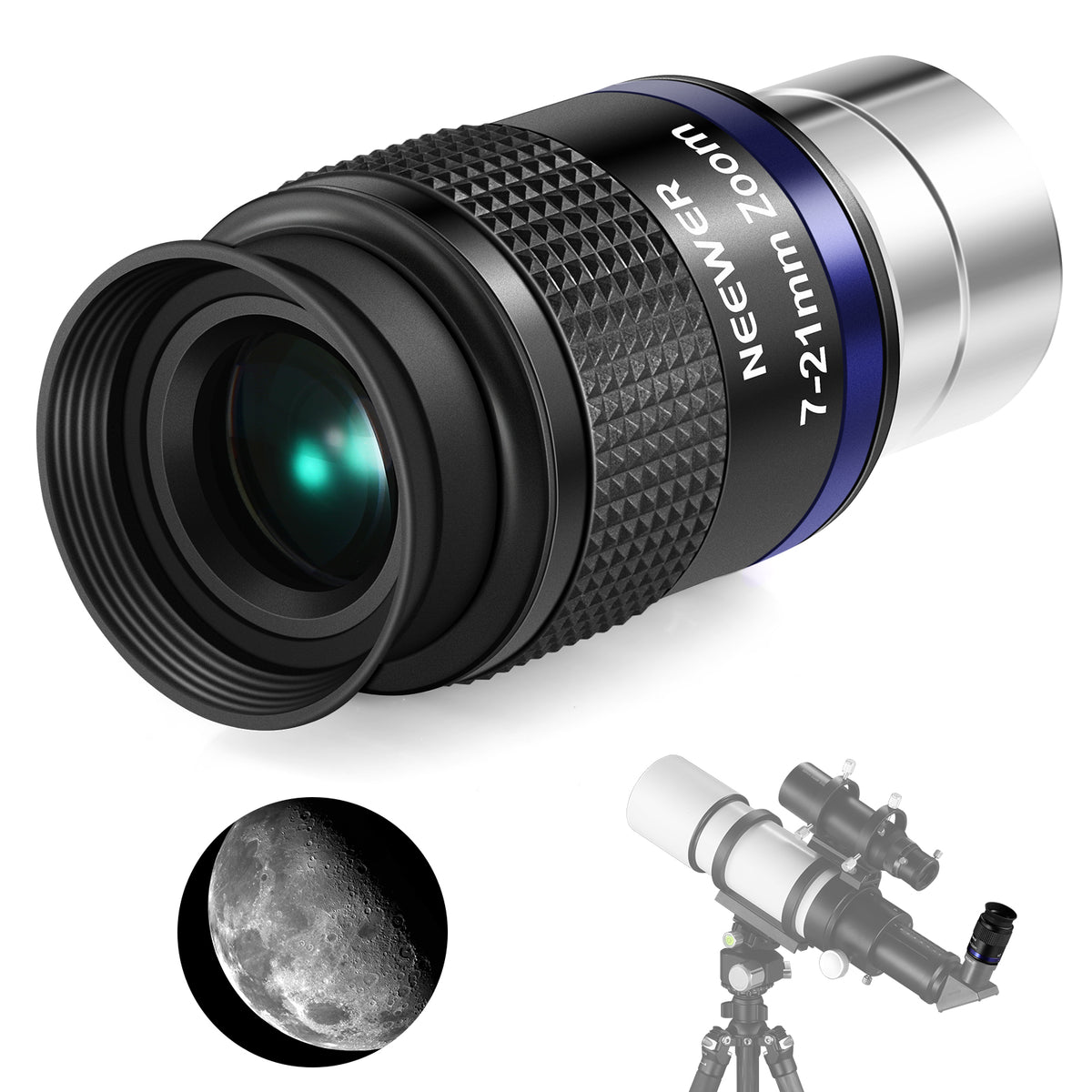 NEEWER LS-T22 Ocular con zoom de 7-21 mm para telescopio astronómico de ...