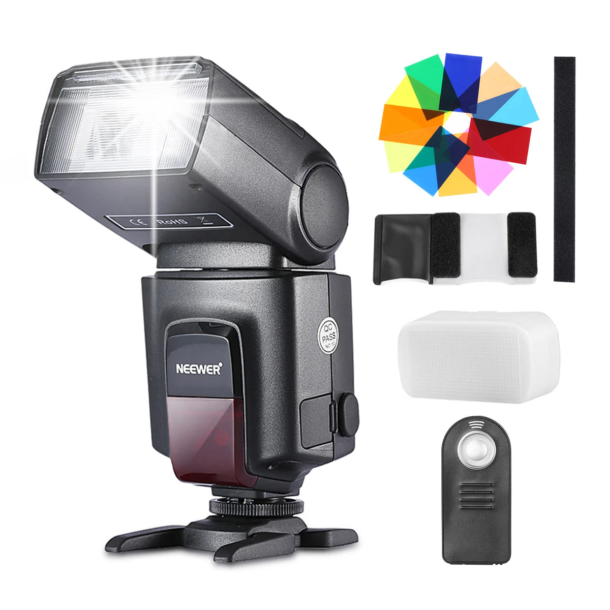 NEEWER Flash Speedlite TT560 con filtros y control remoto - NEEWER ...